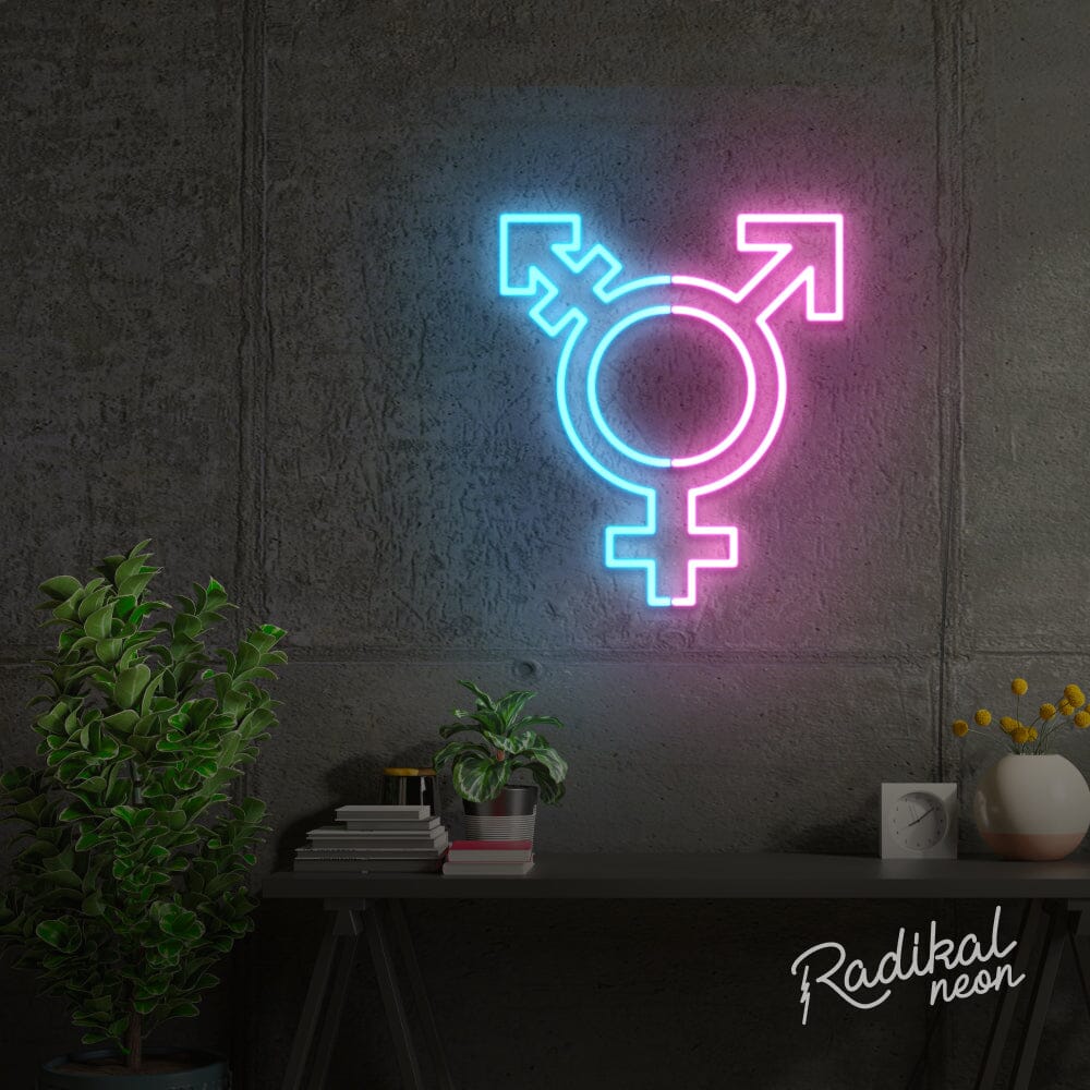 'Trans Symbol' LED Neon sign | Radikal Neon